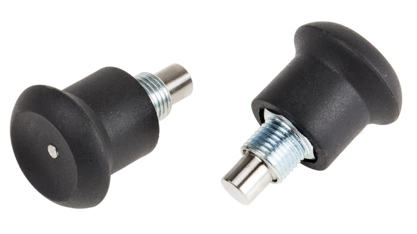 RS PRO 35mm Matt, Zinc Plated Stainless Steel (Spring, Body, Pin ...