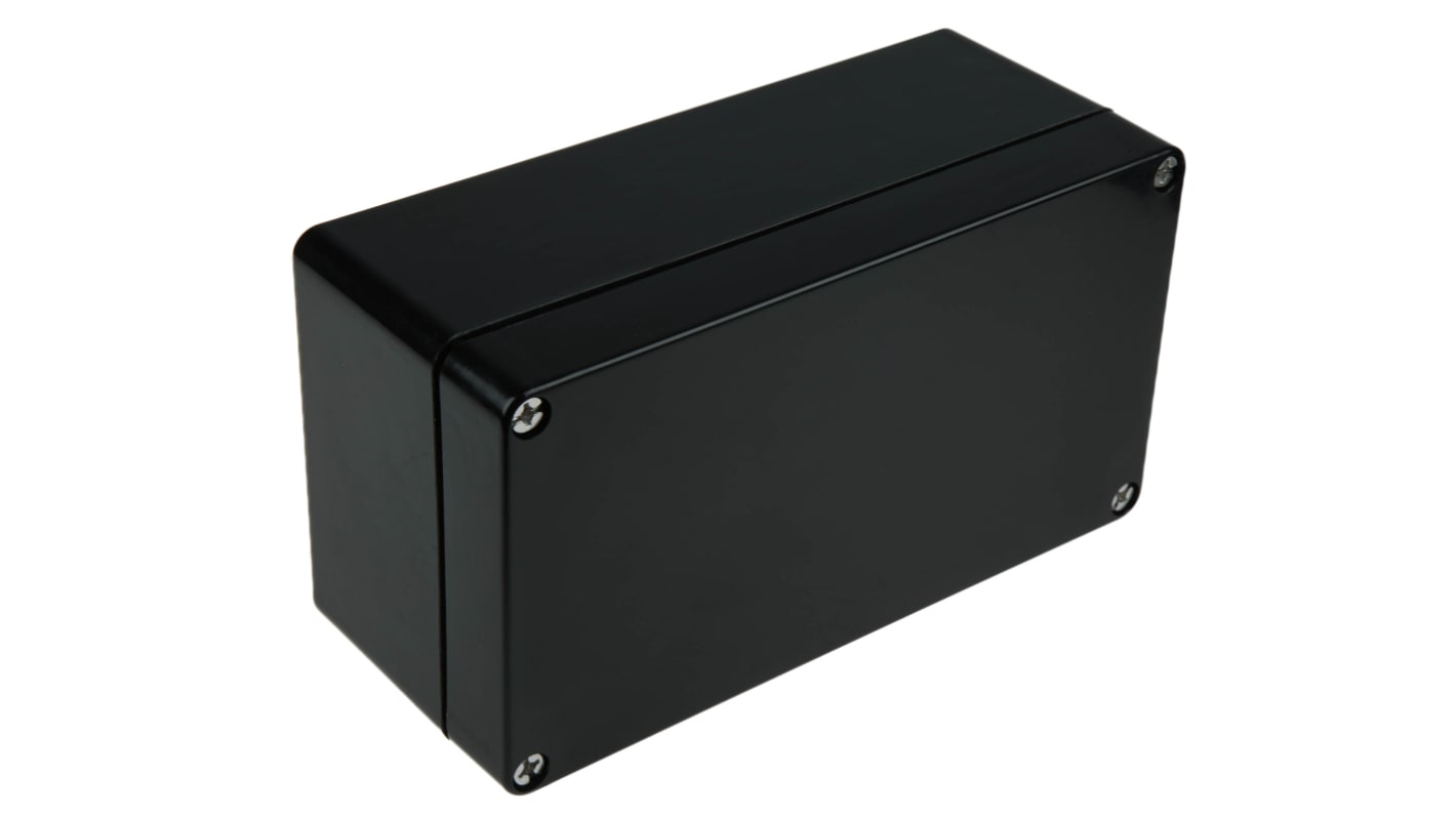 RS PRO Black Glass Fibre Reinforced Polyester Junction Box, IP66, ATEX ...