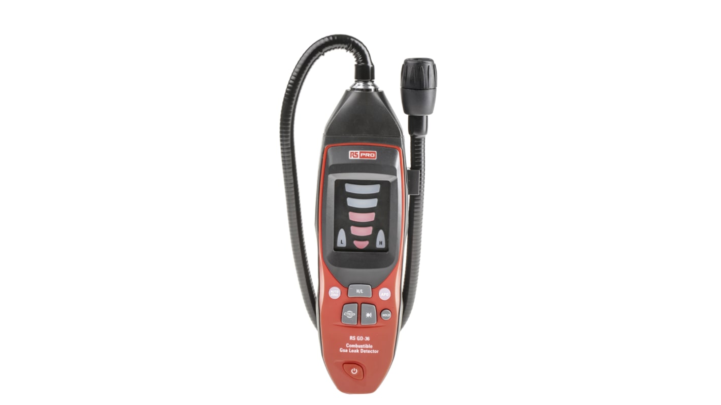 RS PRO Handheld Gas Detector for Combustible Detection, Audible Alarm | RS