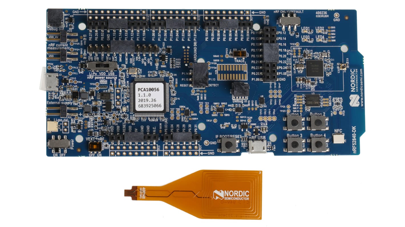 Nordic Semiconductor nRF52840 Bluetooth Development Kit for nRF52840 ...