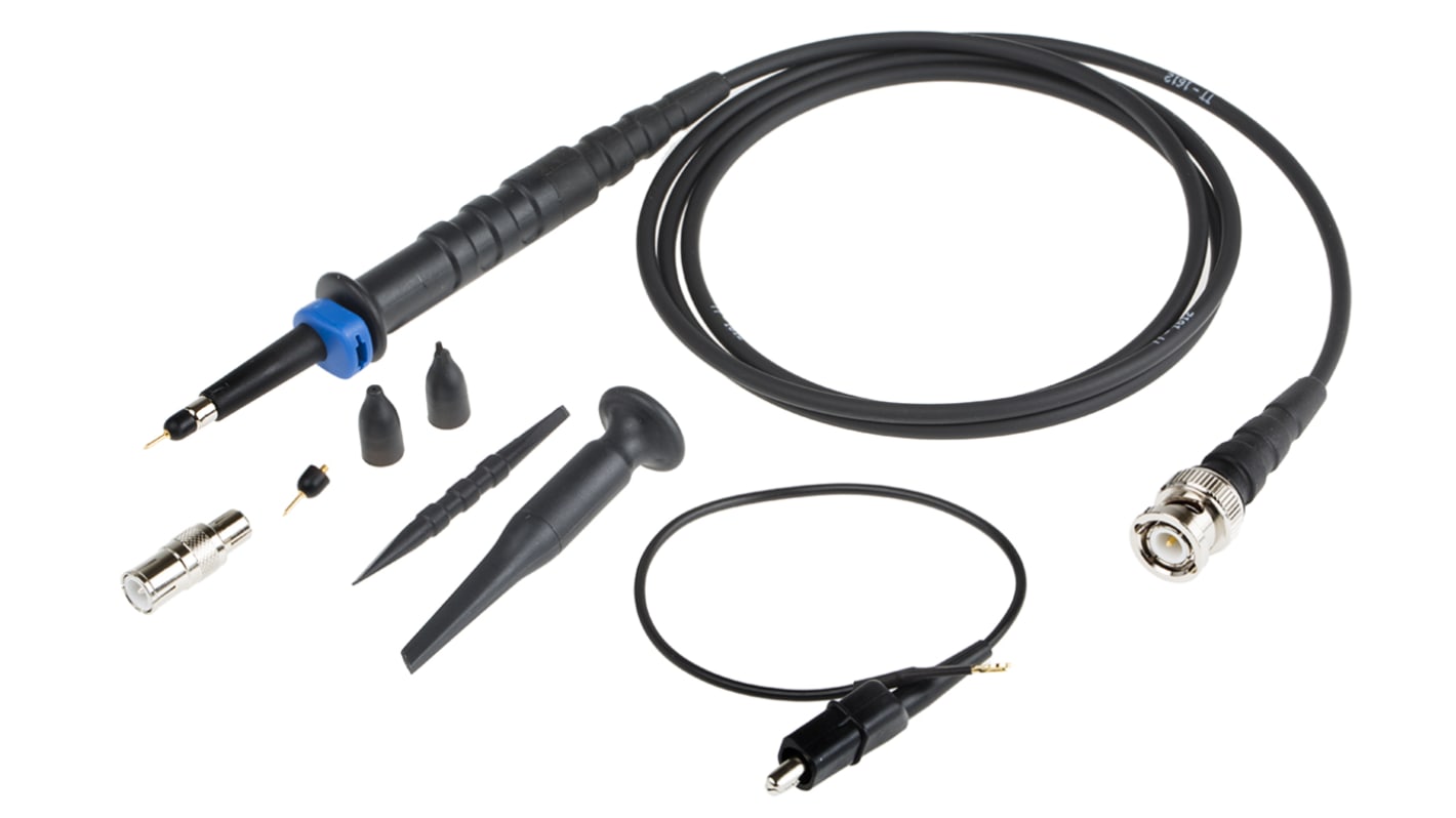 RS PRO Oscilloscope Probe, Passive Type, 150MHz, 1:10, BNC Connector | RS