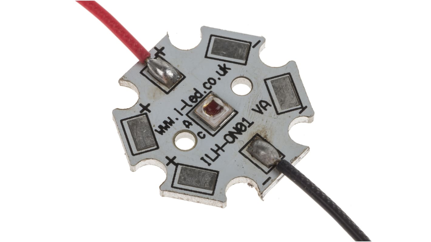 ILS IHH-OM01-FRED-SC221-WIR200., IHH-OM01 LED Array, 1 Red LED | RS