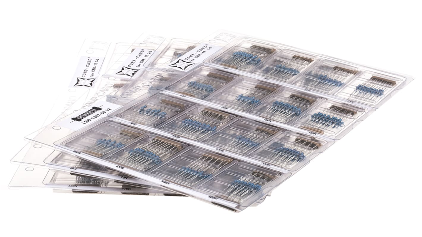 Nova, CBR-12 Metal Film, Through Hole 48 Resistor Kit, with 1480 pieces ...