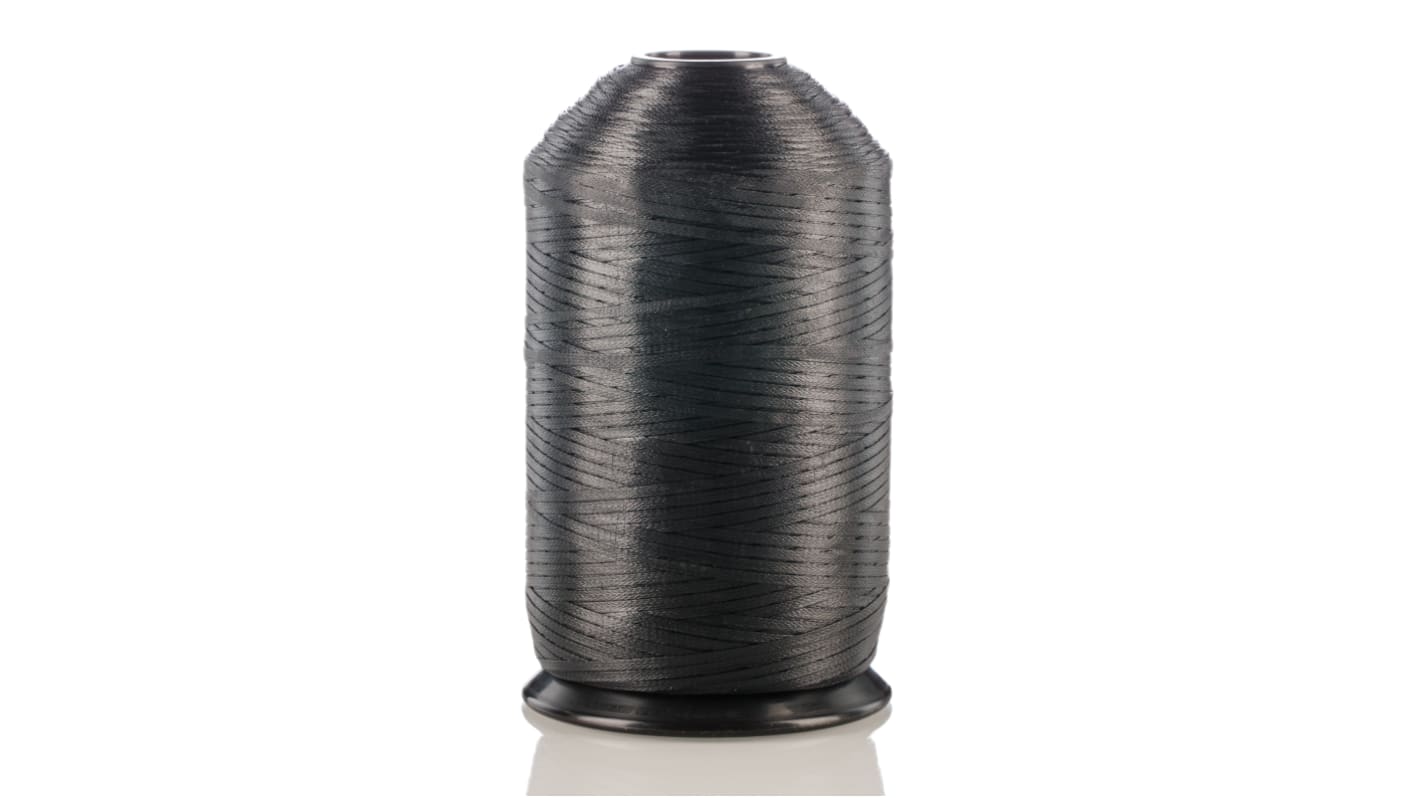 LC162 BK088 | Alpha Wire Lacing Cord Black PET 2.16 mm x 457.2m | RS
