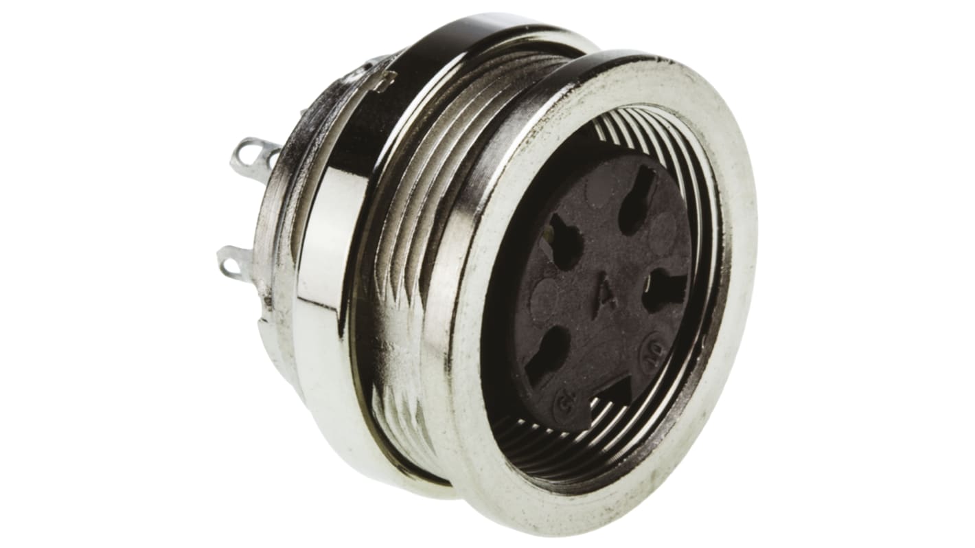 C091-31N004-1002 | Amphenol C 091 D Series, 4 Pole Din Socket Socket ...