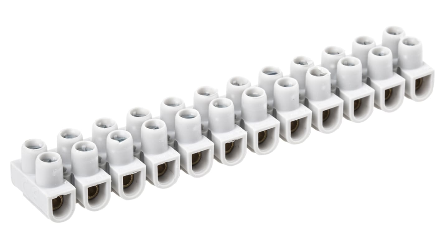 0 342 30 | Legrand Non-Fused Terminal Block, 12-Way, 15A, 2.5 mm² Wire ...