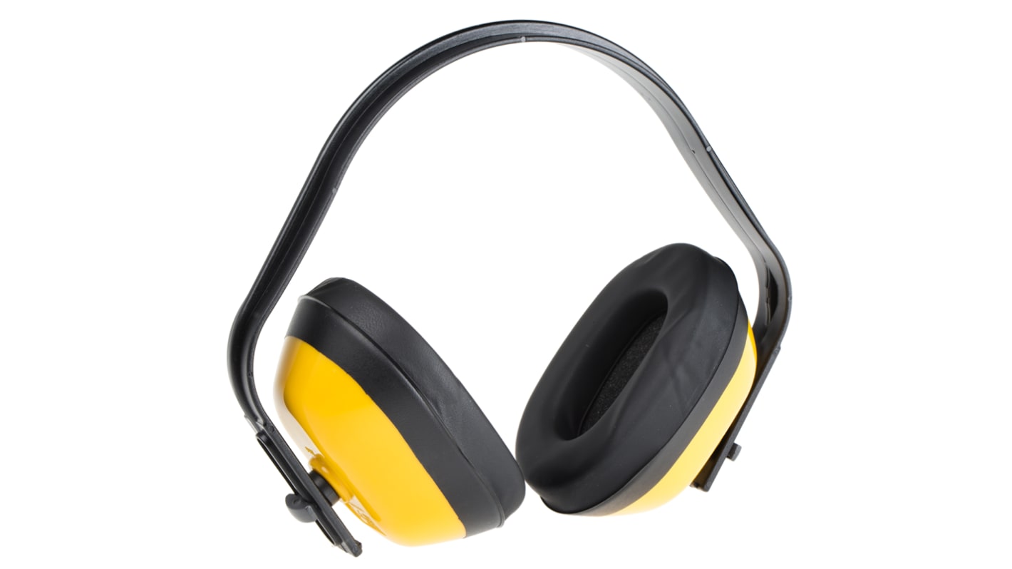 RS PRO Ear Defender with Headband, 28dB, Yellow | RS