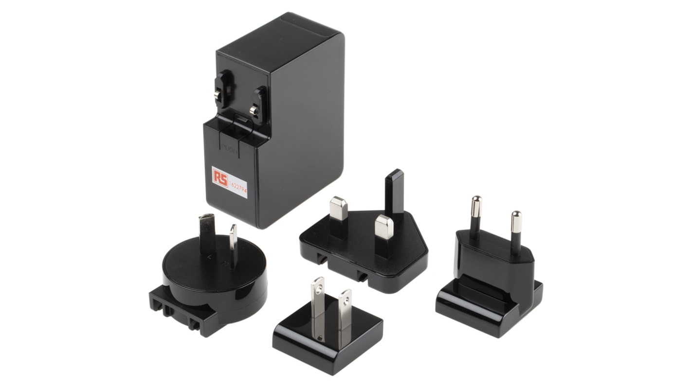 RS PRO 45W Plug Adapter 5V dc Output, 3A Output | RS
