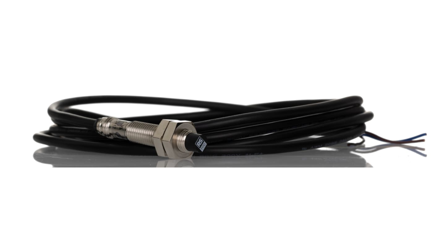 RS PRO Inductive Barrel-Style Proximity Sensor, M8 x 1, 2.5 mm ...