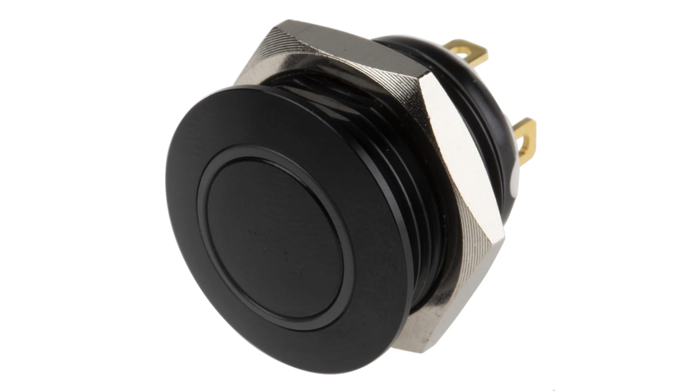 MAV16CBRE-1-JR-12V | KNITTER-SWITCH Illuminated Vandal Proof Push ...