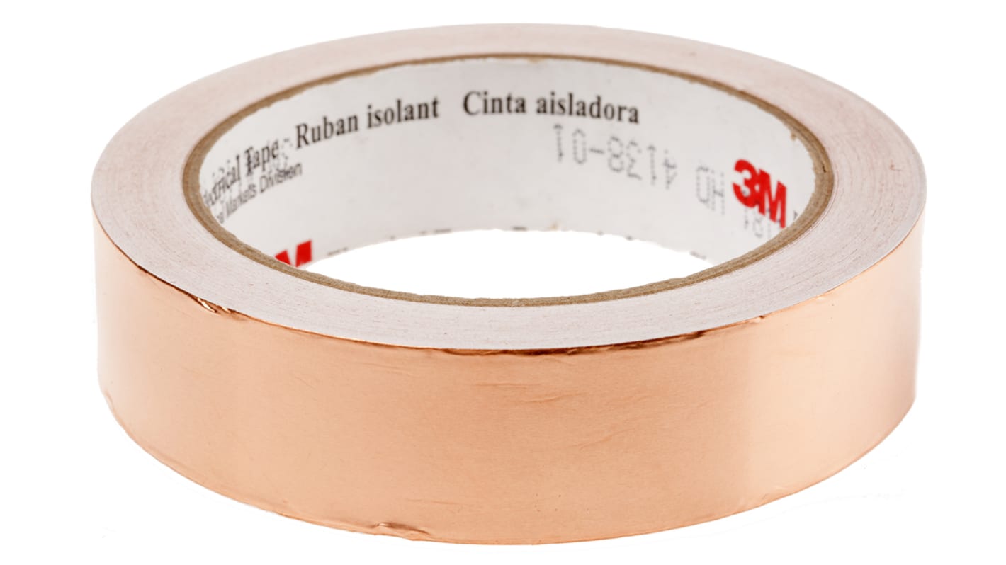 1181-25 | 3M 1181 Conductive Metallic Tape, 25.4mm x 16m | RS