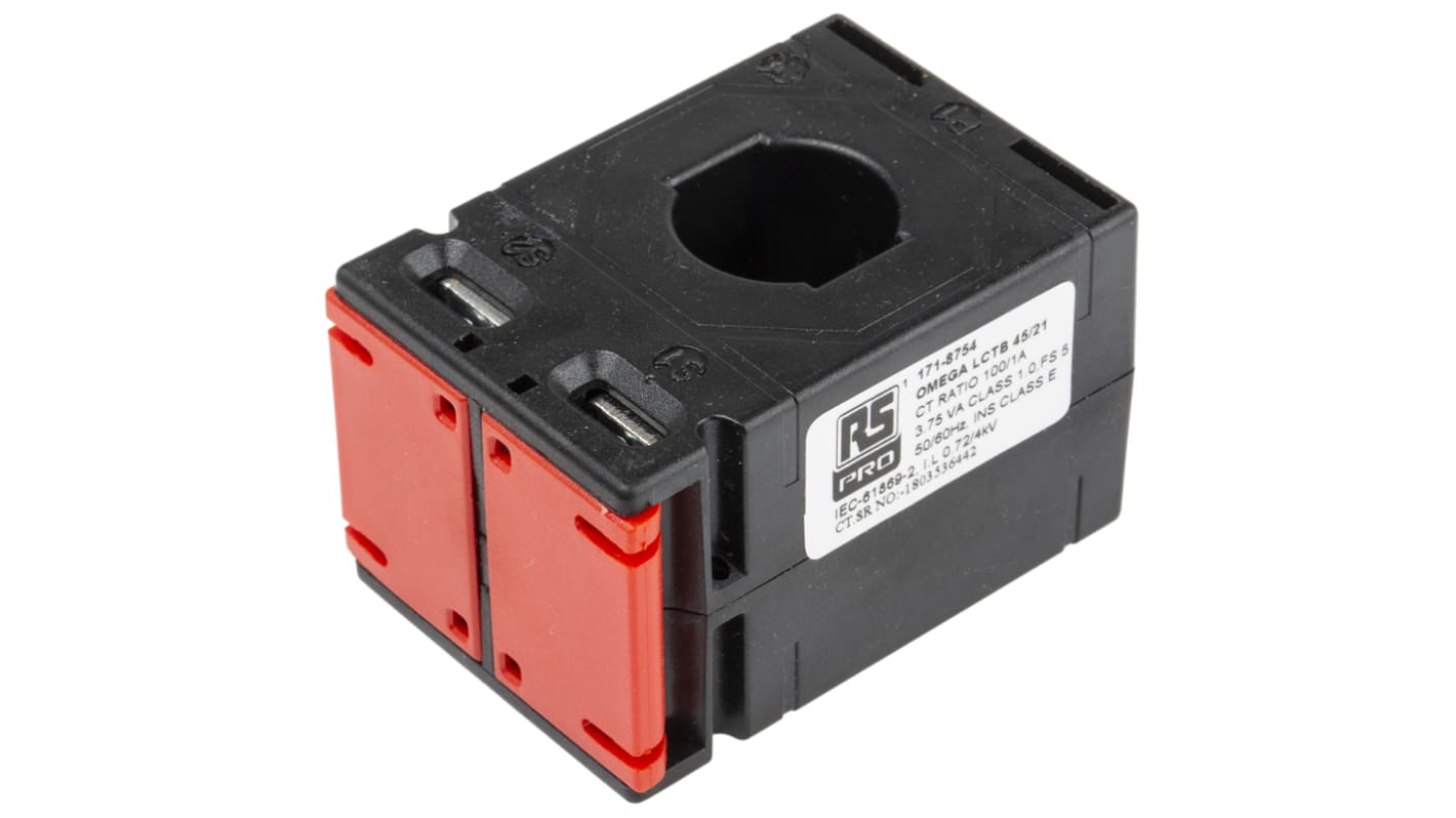 RS PRO Current Transformer, 100:1, 21 x 10mm Bore | RS