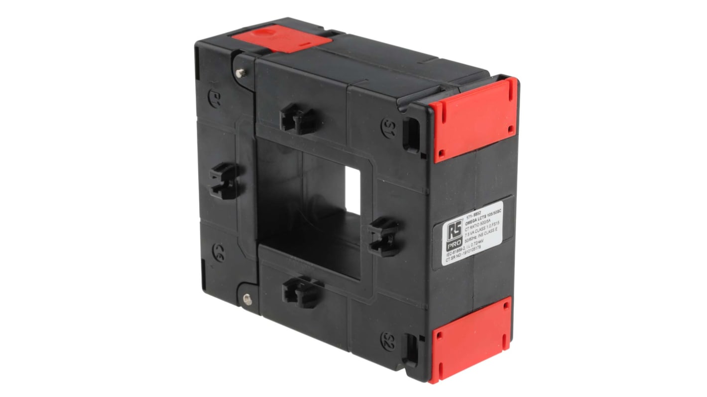 RS PRO Base Mounted Current Transformer, 500A Input, 500:5, 5 A Output ...