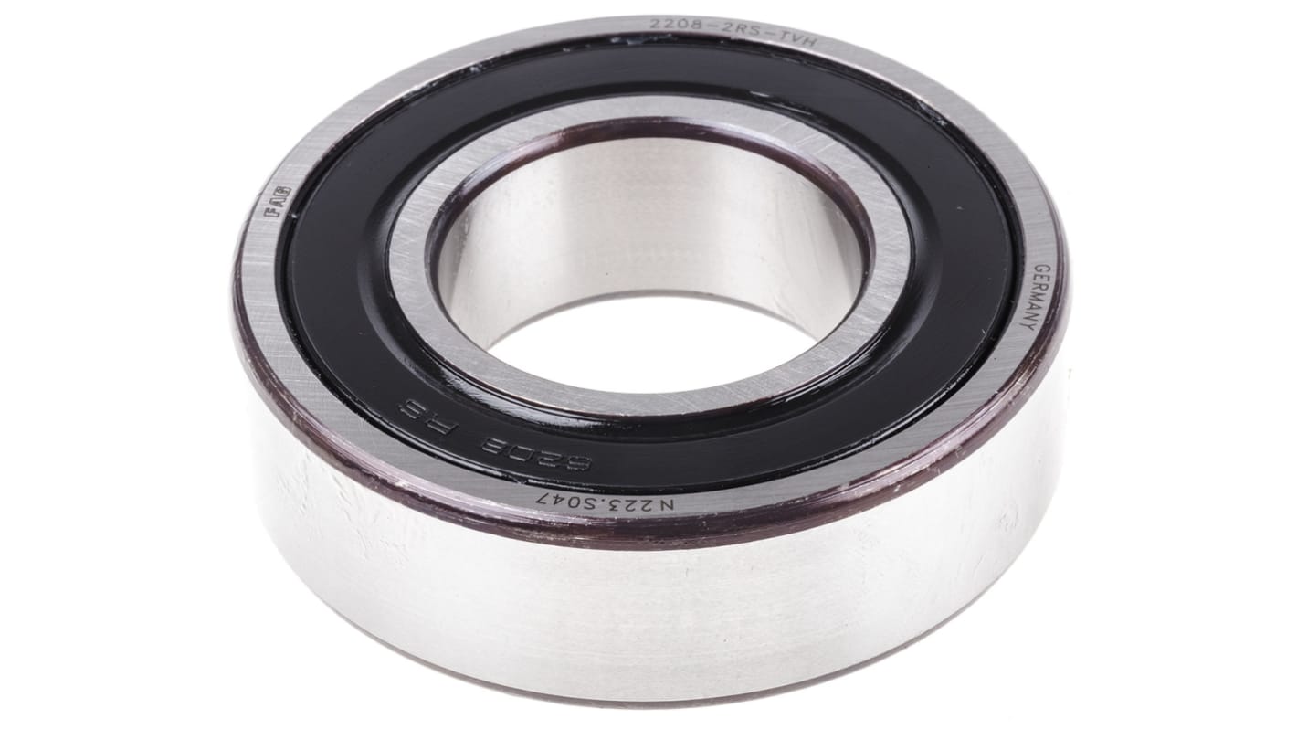 FAG 2208-2RS-TVH Self Aligning Ball Bearing- Both Sides Sealed 40mm I.D ...