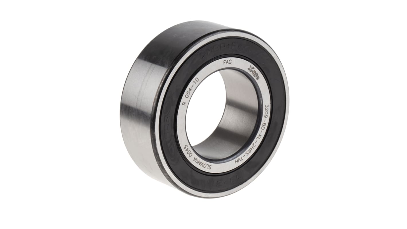 FAG 3209-BD-XL-2HRS-TVH Double Row Angular Contact Ball Bearing- Both ...