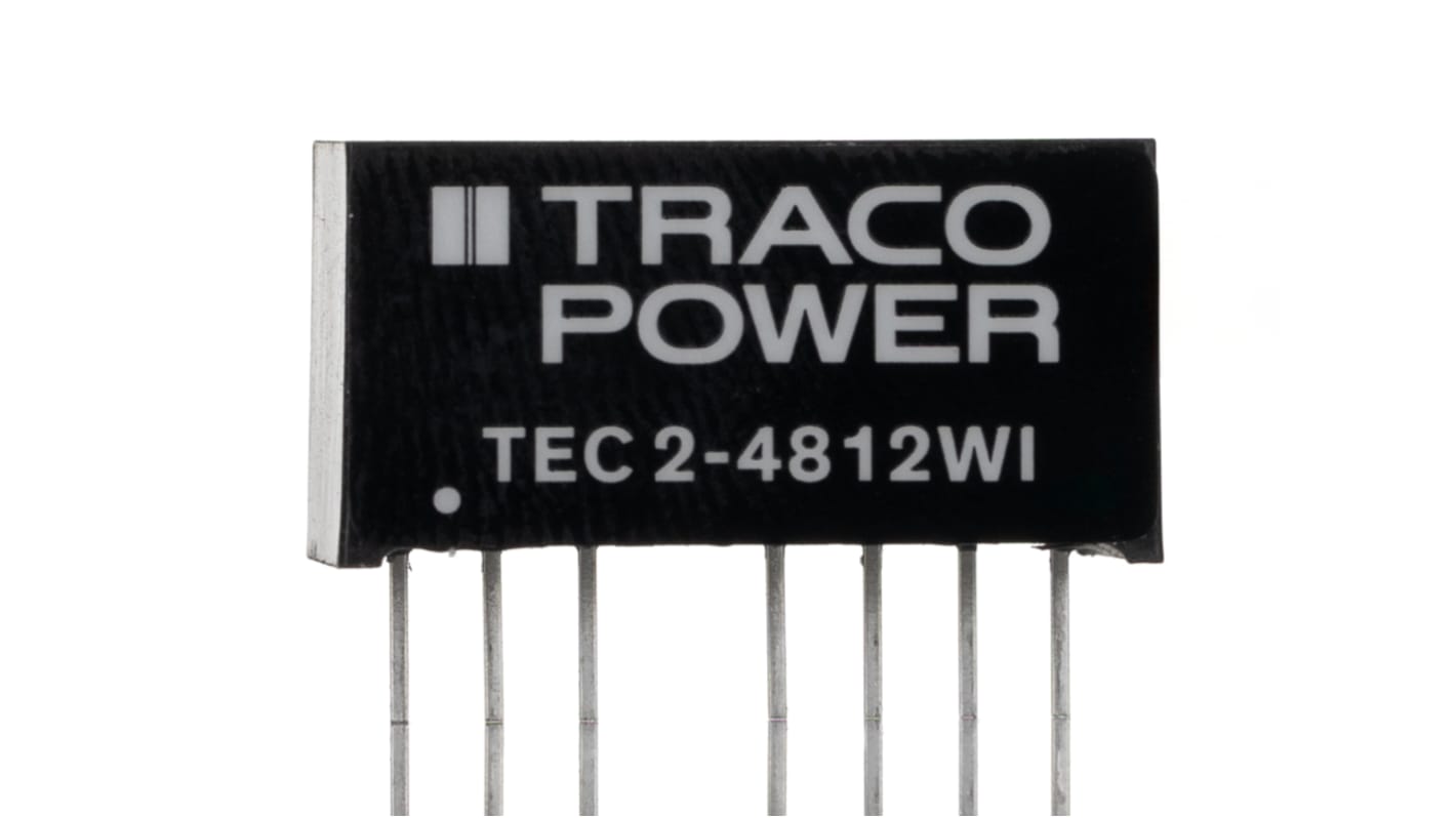 TEC 2-4812WI | TRACOPOWER TEC 2WI DC-DC Converter, 12V dc/ 167mA Output ...