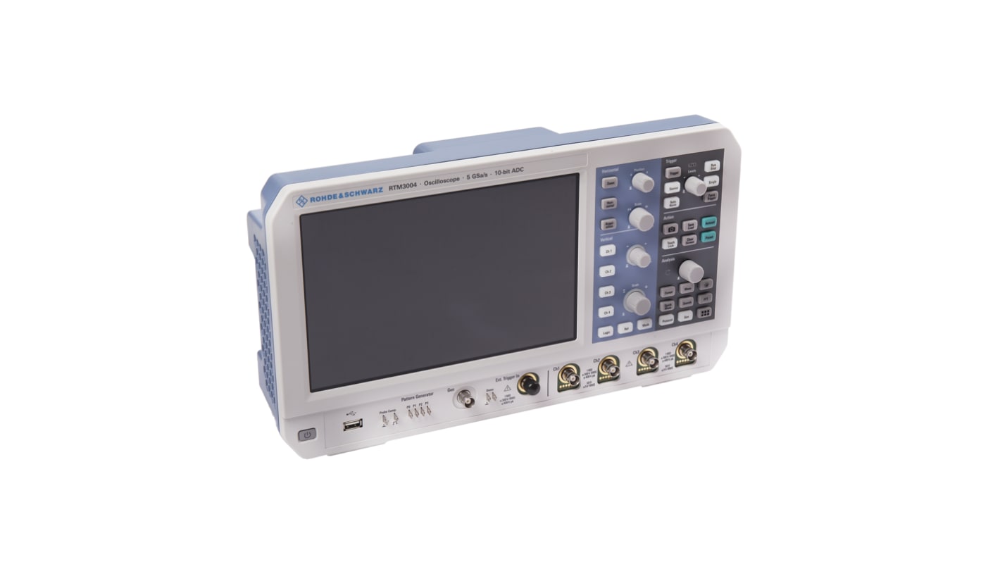 RTM3K-24 | Rohde & Schwarz RTM3004 RTM3000 Series Digital Bench Oscilloscope, 4 Analogue ...