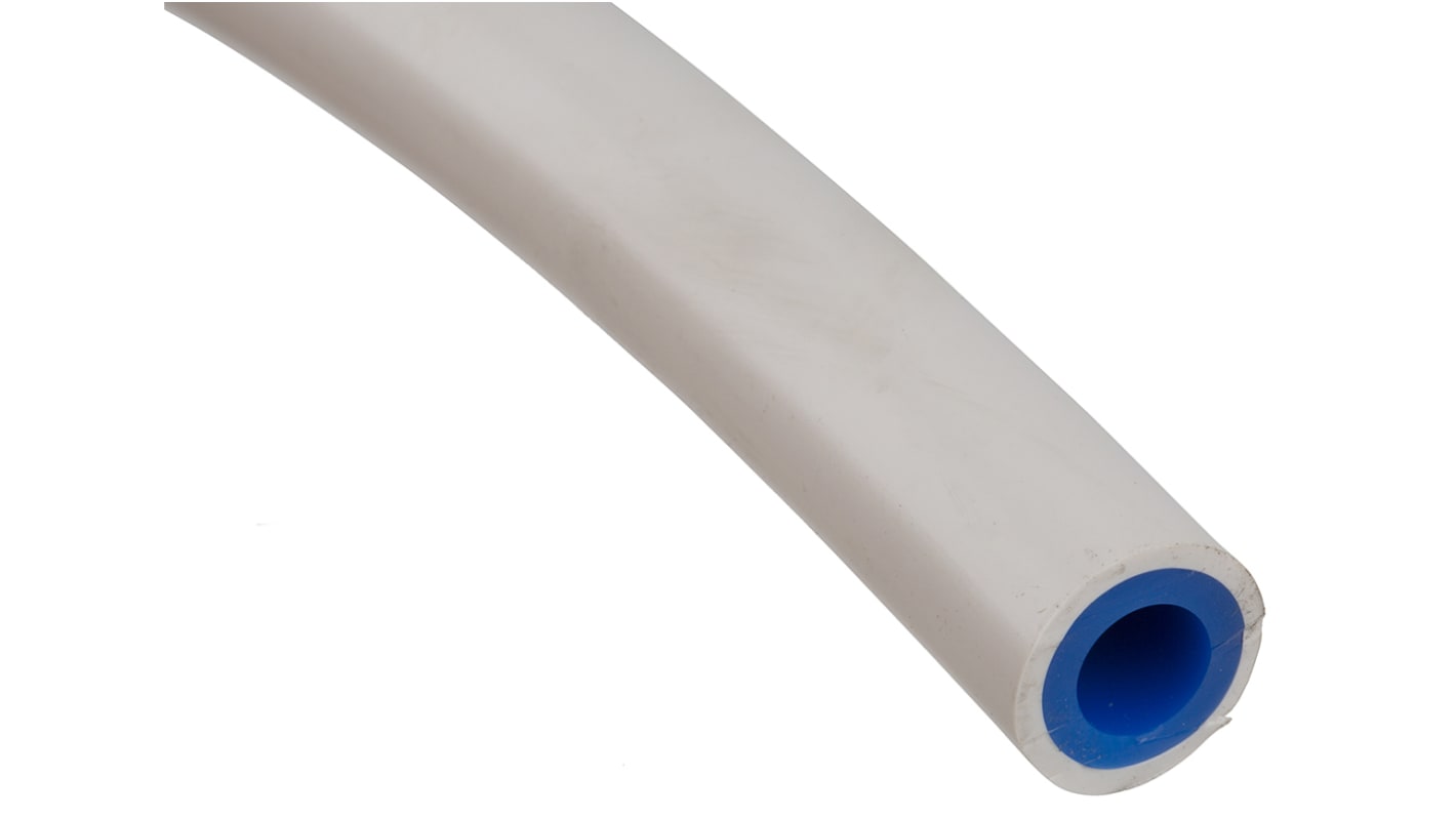 RS PRO Compressed Air Pipe White PUR, PVC 12mm x 30m | RS