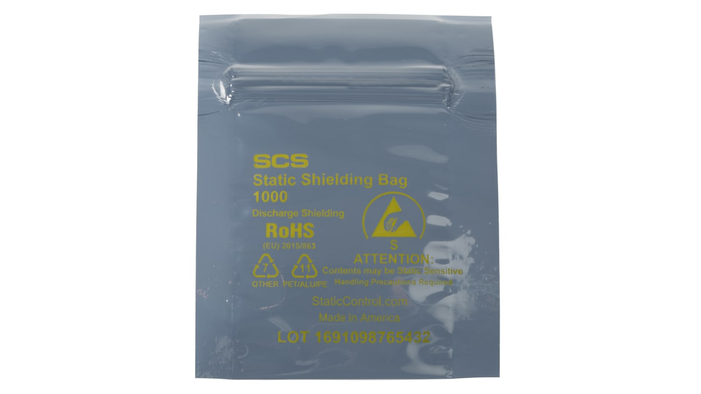 30023 | SCS Static Shielding Bag 51mm(W)x 76mm(L) | RS