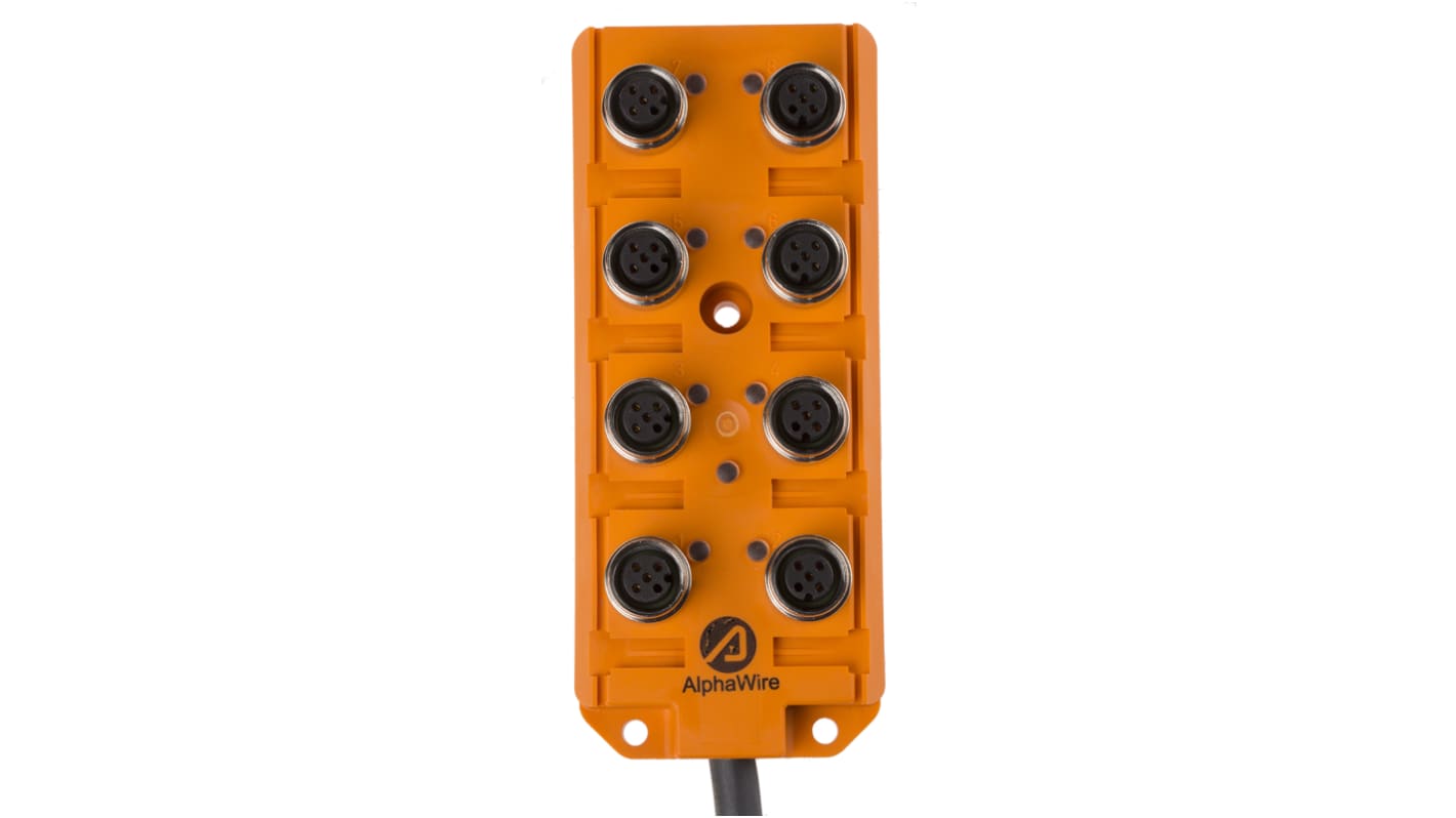 908-5M NC032 | Alpha Wire Alpha Connect Series Sensor Box, M12, 5m ...