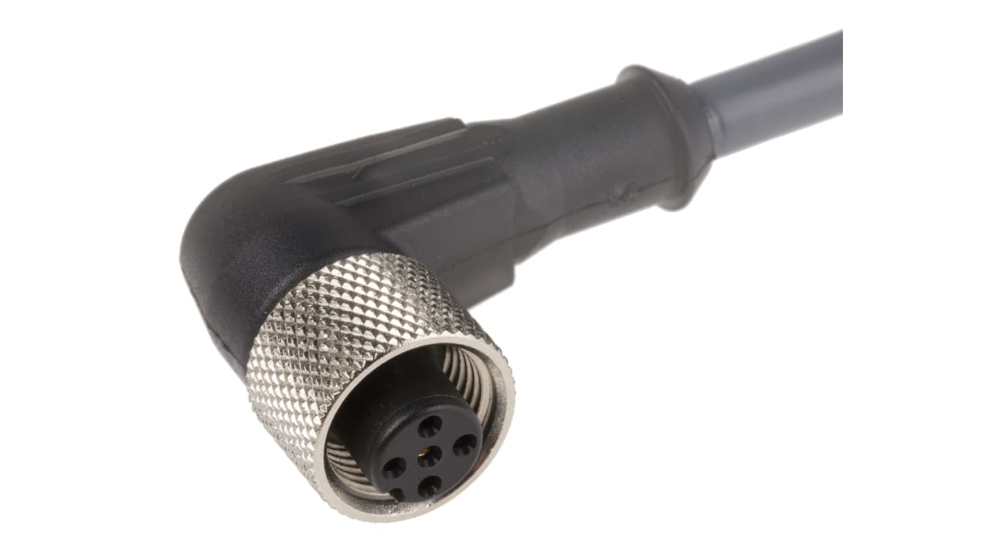AW0500102 SL357 | Alpha Wire Right Angle Female 5 way M12 to ...