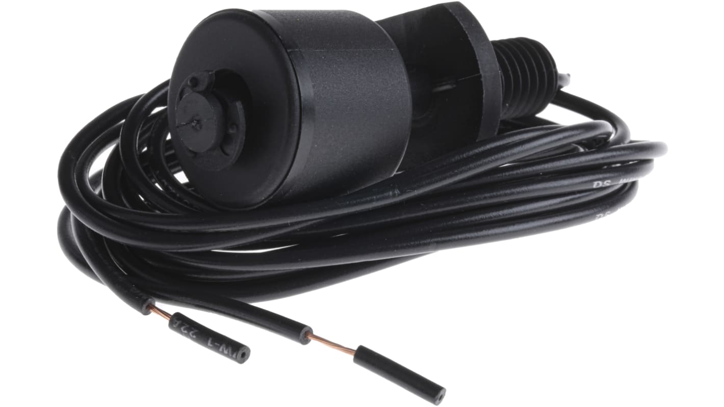 RS PRO Vertical Nylon Float Switch, Float, 1m Cable, NO/NC, 240V ac Max ...