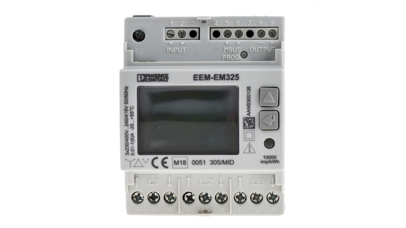 2908576 | 電力計 Phoenix Contact デジタル 8桁 EMproシリーズ | RS