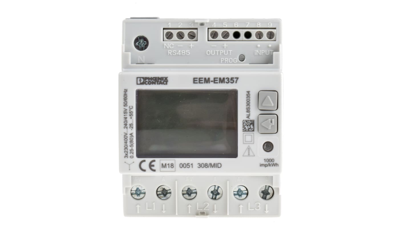 2908588 | Phoenix Contact EMpro Energiemessgerät Digital , 8-stellig ...