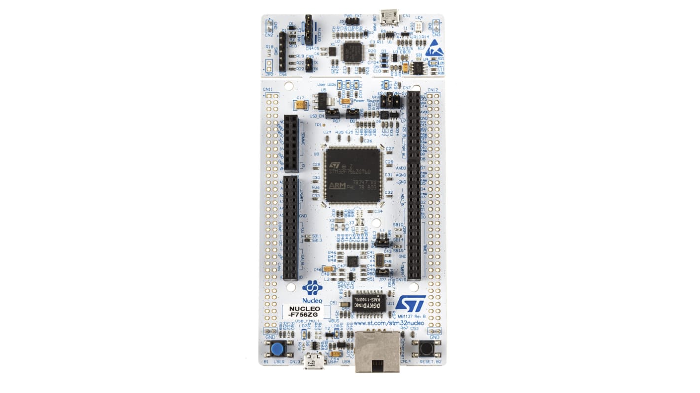 STMicroelectronics STM32 Nucleo-144 MCU Development Board NUCLEO-F756ZG | RS
