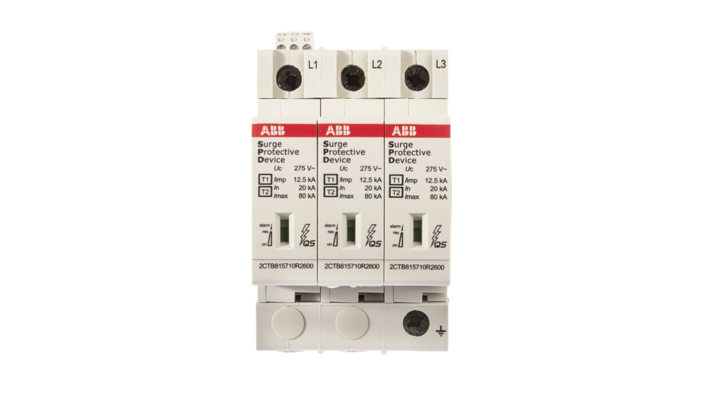 2CTB815710R0600 OVR T1-T2 3L 12.5-275s P TS QS | ABB, OVR Surge ...