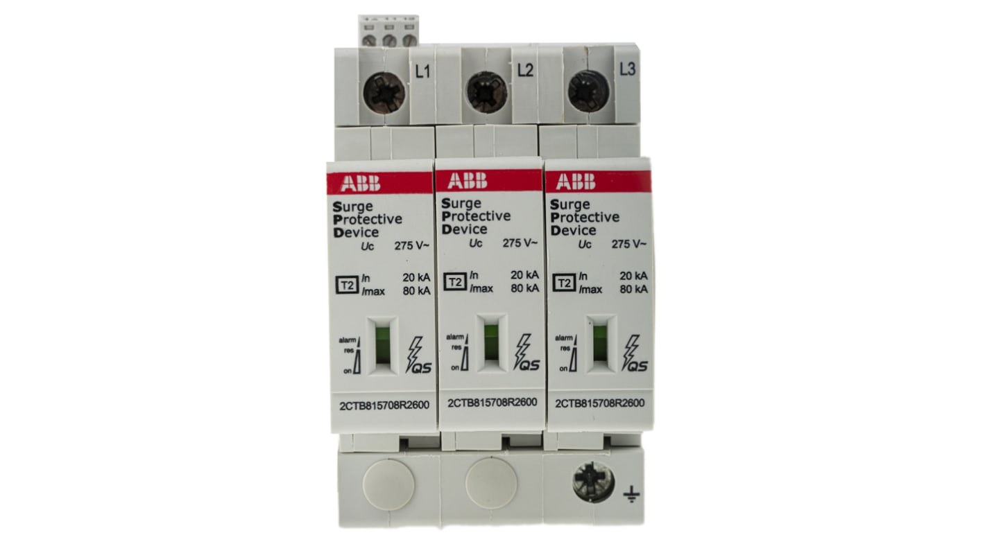 :: ABB, OVR Surge Protection Device 275 V Maximum Voltage Rating 80kA ...