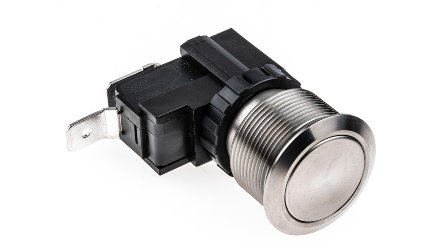 RS PRO Push Button Switch, Latching, Panel Mount, 22.2mm Cutout, SPST ...
