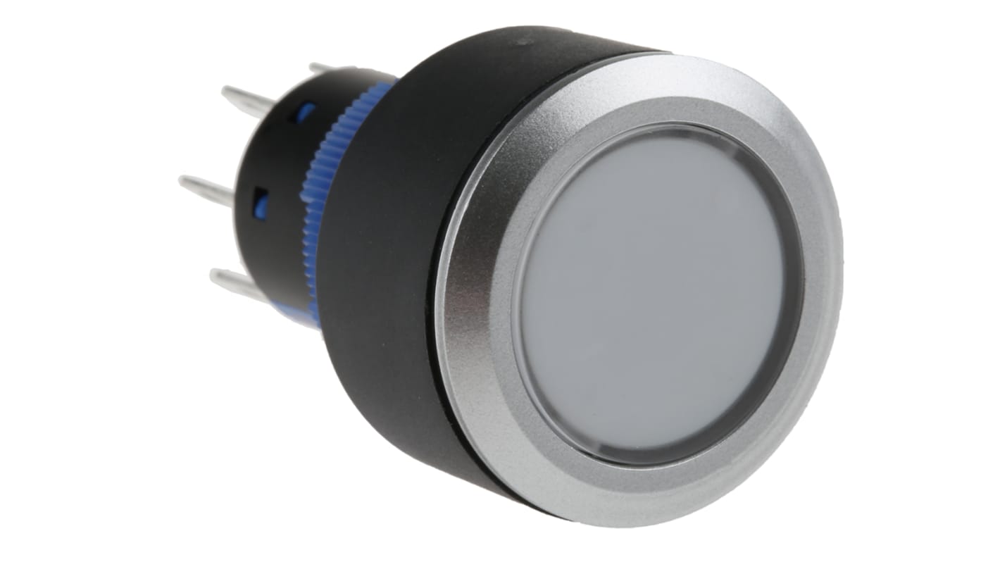 RS PRO Illuminated Push Button Switch, Panel Mount, 22.2mm Cutout, DPDT ...