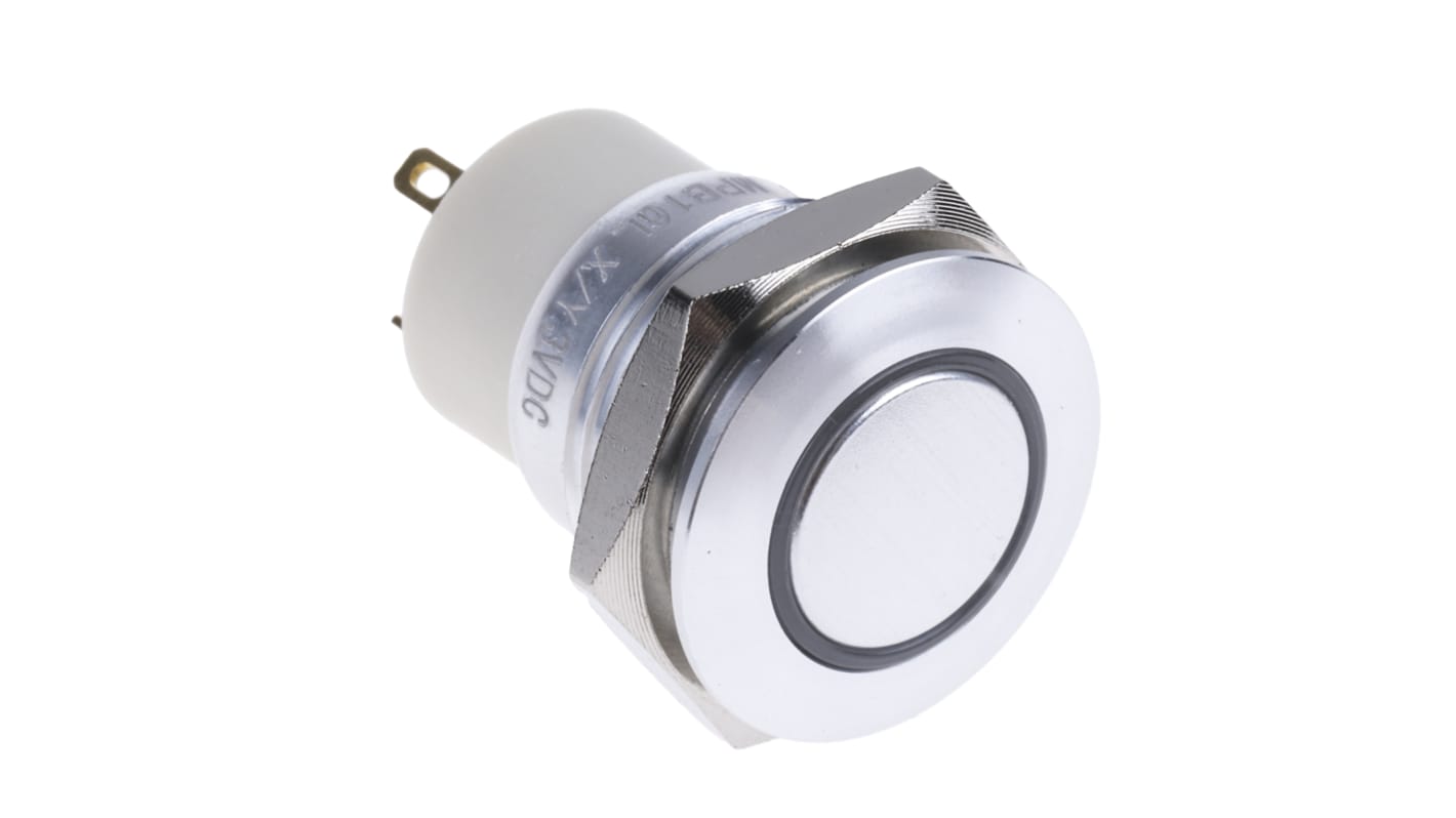 RS PRO Illuminated Push Button Switch, Latching, Panel Mount, 16mm ...
