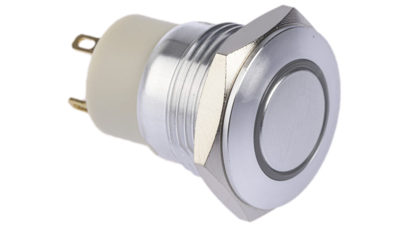 RS PRO Illuminated Push Button Switch, Latching, Panel Mount, 16mm ...