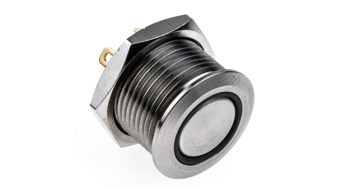 RS PRO Illuminated Push Button Switch, Momentary, Panel Mount, 16mm ...