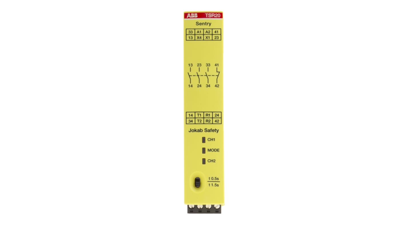 2TLA010061R0000 Sentry TSR20 24VDC | ABB Jokab Dual-Channel Safety ...