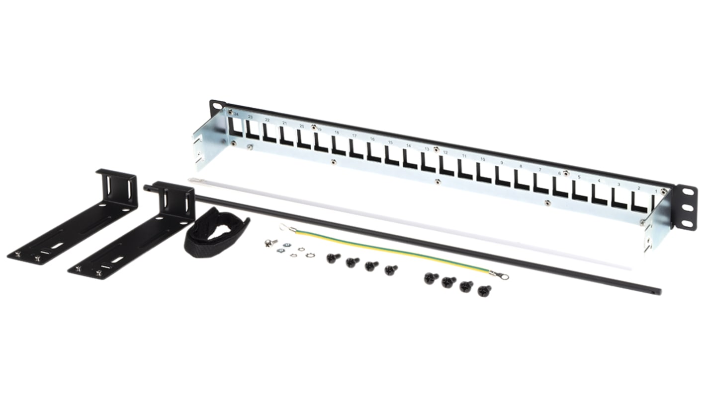 AX106902 | Belden KeyConnect Series Cat5e, Cat6 24 Port Keystone Patch ...