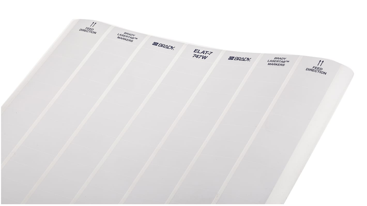 ELAT-7-747W-10SH | Brady Label Sheet | RS