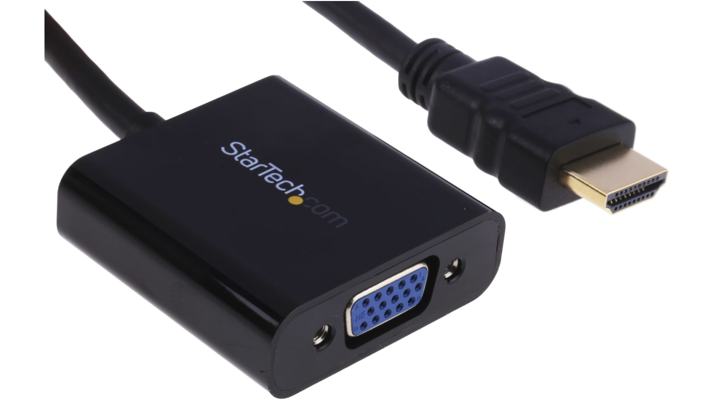 HD2VGAE2 | StarTech.com HDMI to VGA Adapter, 245mm Length - 1920 x 1080 ...