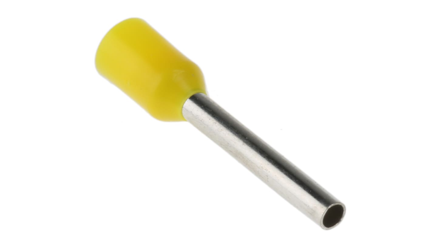 RS PRO Insulated Crimp Bootlace Ferrule, 12mm Pin Length, 1.7mm Pin ...