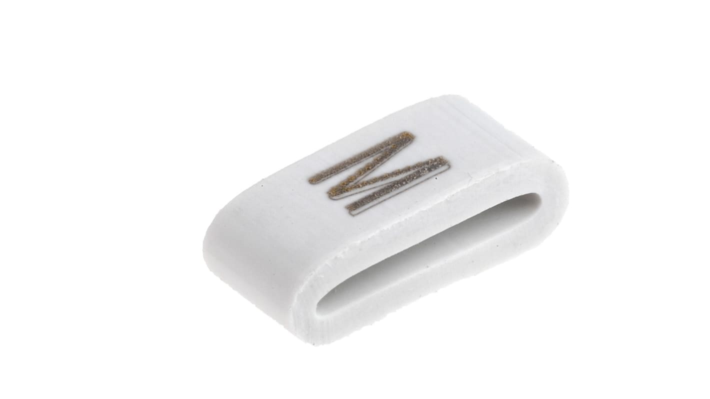 531-07873 HOBS85-PVC-WH | HellermannTyton HODS85 Slide On Cable Markers ...