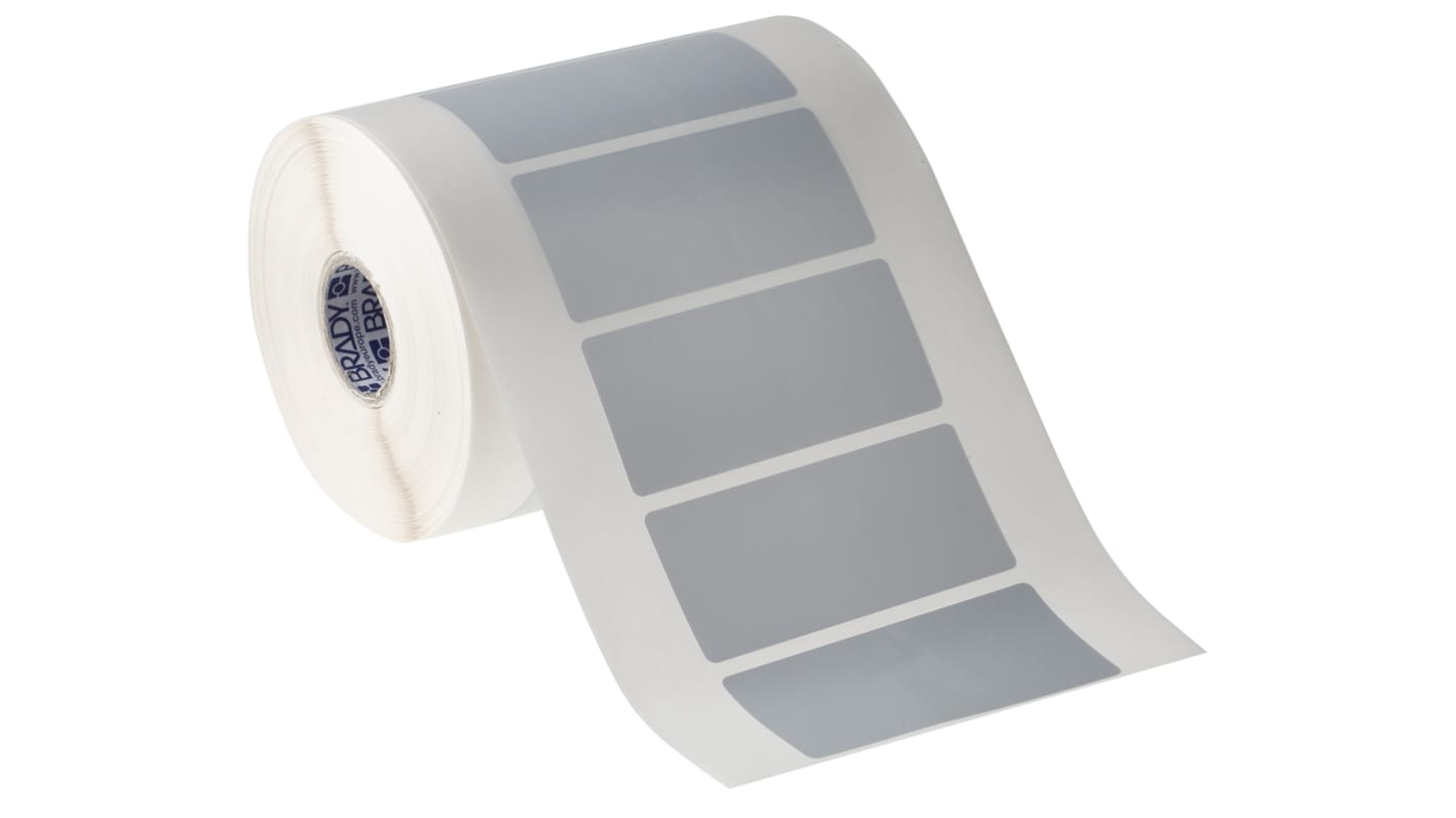 BPT-7-7563-1 | Brady on Silver Label Printer Tape & Label, 31.75mm ...
