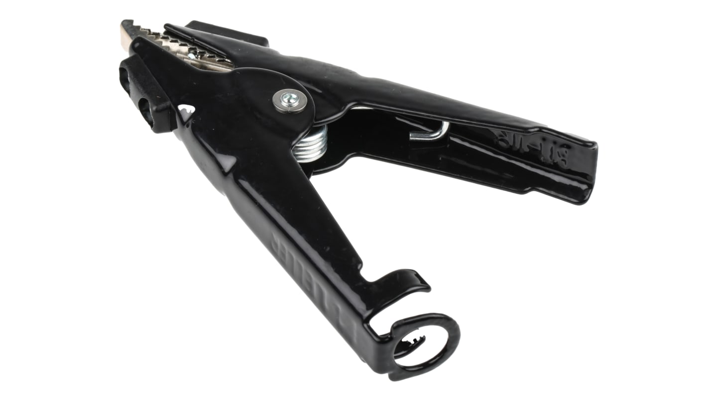 BU-116K-0 | Mueller Electric Crocodile Clip, 100A, Black | RS