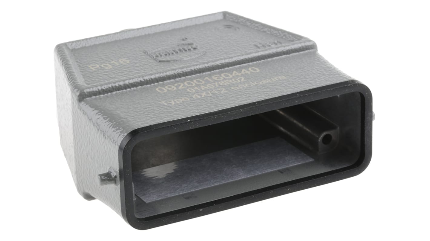09200160440 | HARTING Han A Heavy Duty Power Connector Hood, PG16 ...