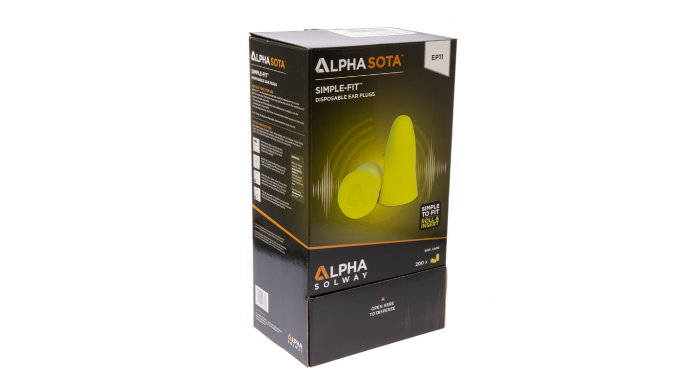 Alpha Sota EP11 | Alpha Solway Disposable Unattached Ear Plugs, 34dB ...