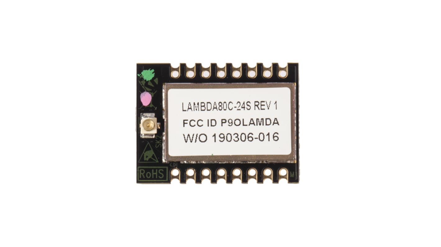 LAMBDA80C-24S | RF Solutions, LoRa Module Transceiver 2.4GHz, -132dBm ...