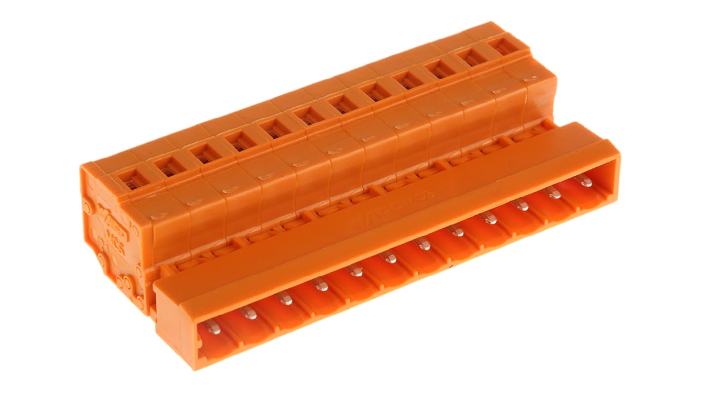 231-642 | Wago 5.08mm Pitch 12 Way Pluggable Terminal Block, Header ...