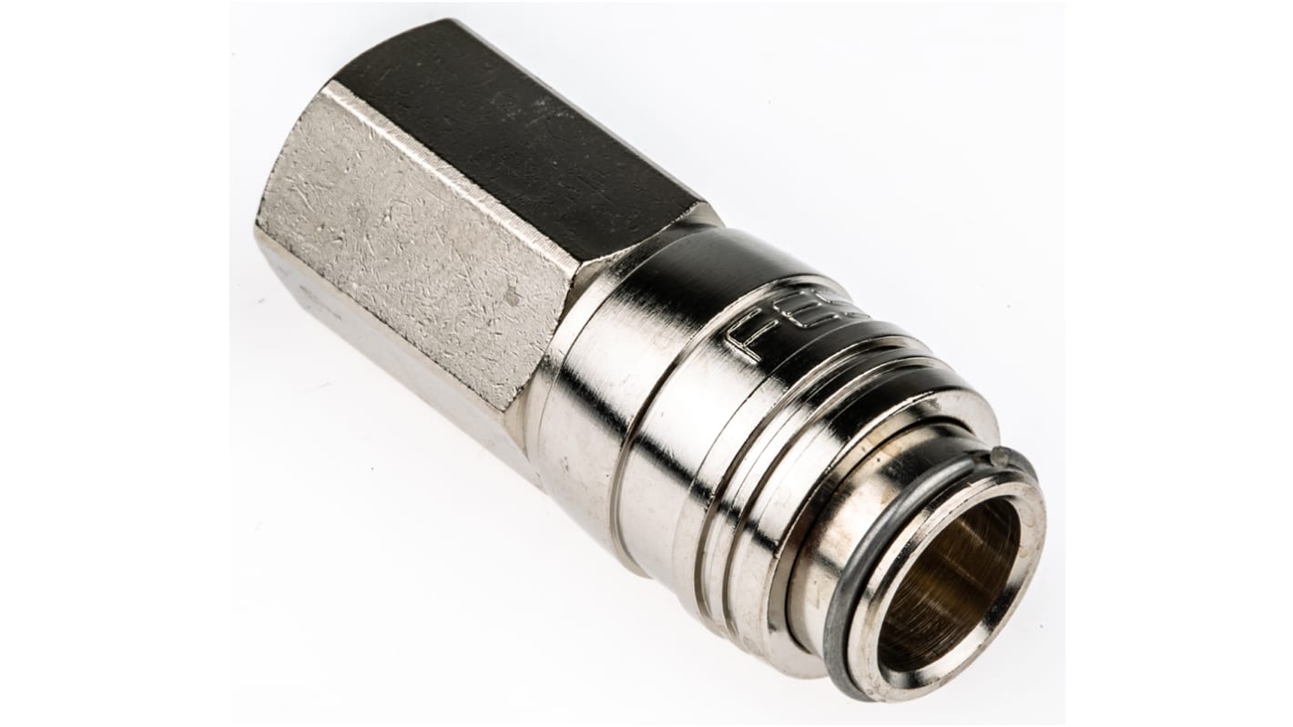 KD3-1/8-I | Festo Brass Female Pneumatic Quick Connect Coupling, G 1/8 ...