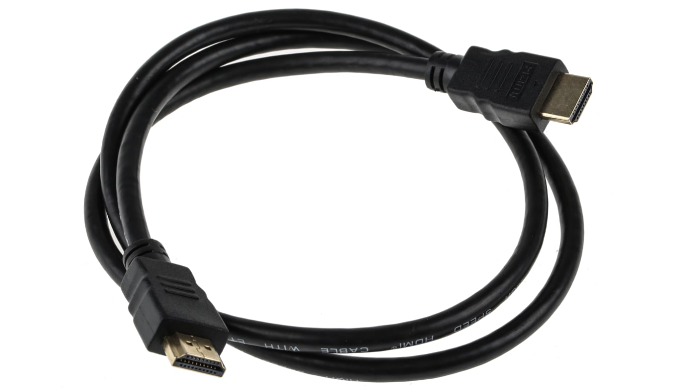 RS PRO 4K Male HDMI to Male HDMI Cable, 1m | RS